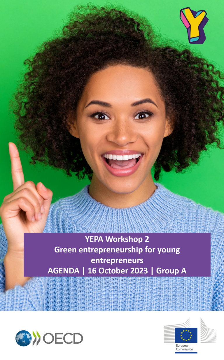 Agenda for workshop 2 - Green entrepreneurship for young entrepreneurs (Group A) - YEPA